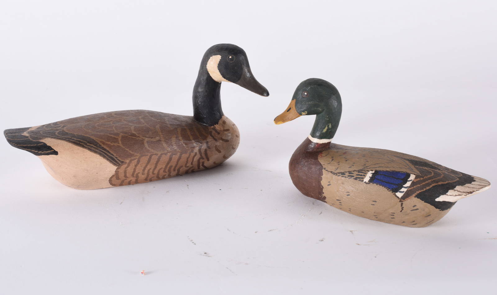 Ronald Holmes Carved Decoy Group Auction