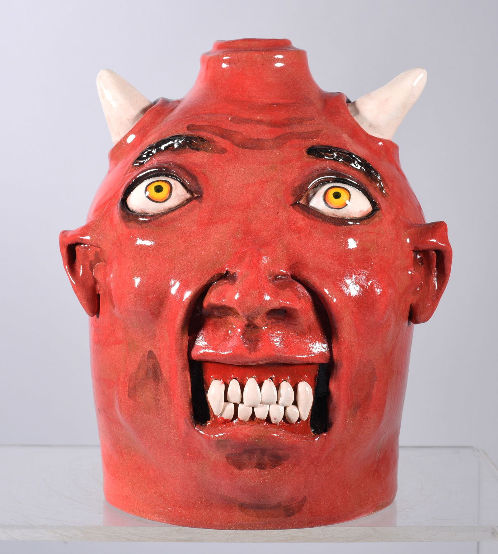 Stacy Lambert Devil Face Jug Auction