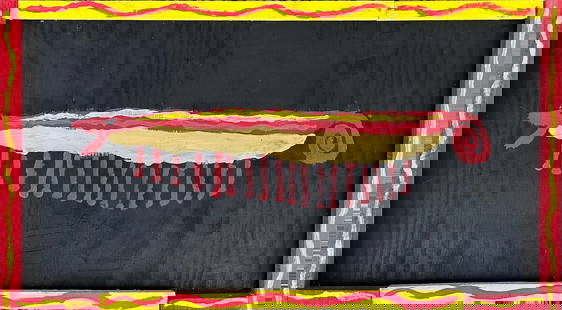 Eric Cunningham Folk Art Painting Auction