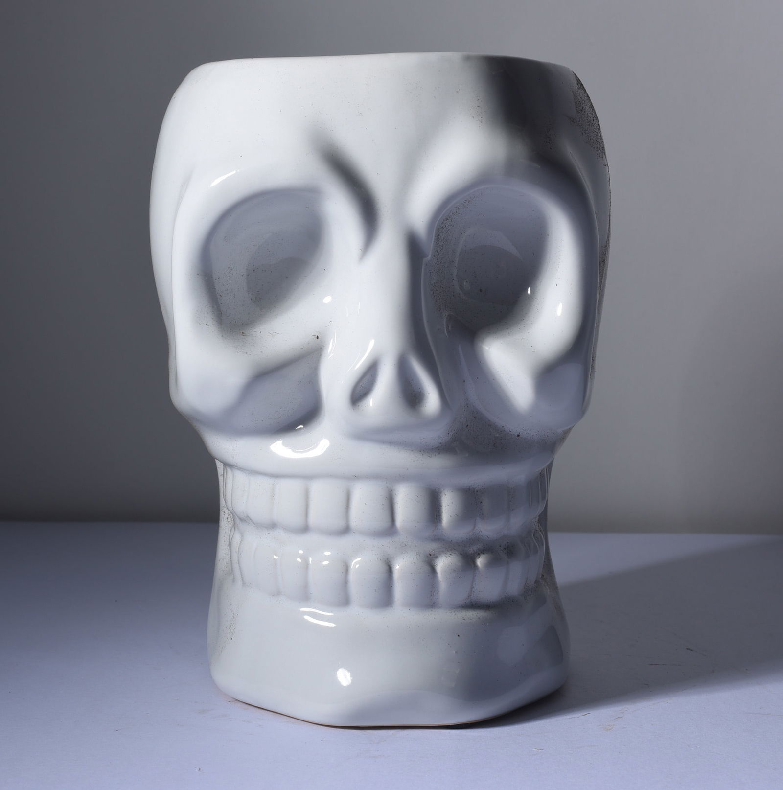 Ceramic Skeleton Head Cookie Jar Auction