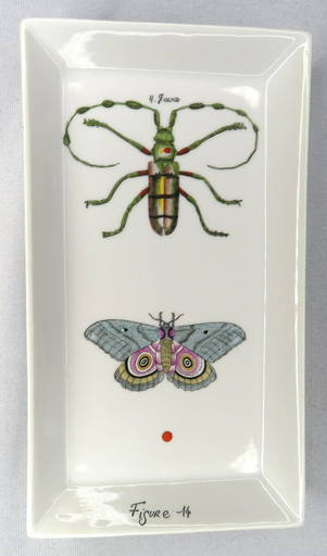 Fabienne Jouvin Hand Painted Porcelain Insect Tray