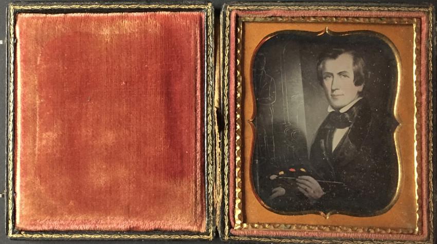 Daguerreotype Copy Of A Portrait Of George Cooke At