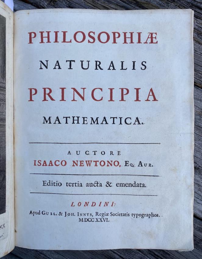 Isaac Newton Principia Mathematica 3rd Ed
