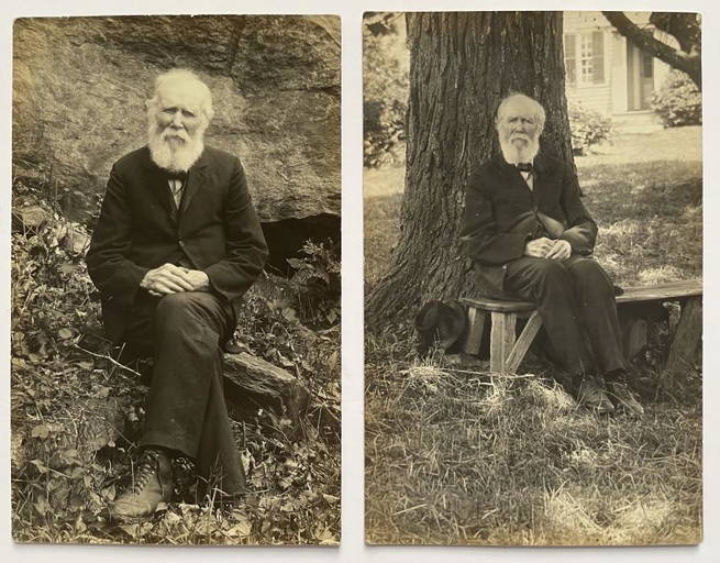 Two Real Photo Postcards Of Asaph Hall Of Goshen Ct. Who Discovered ...