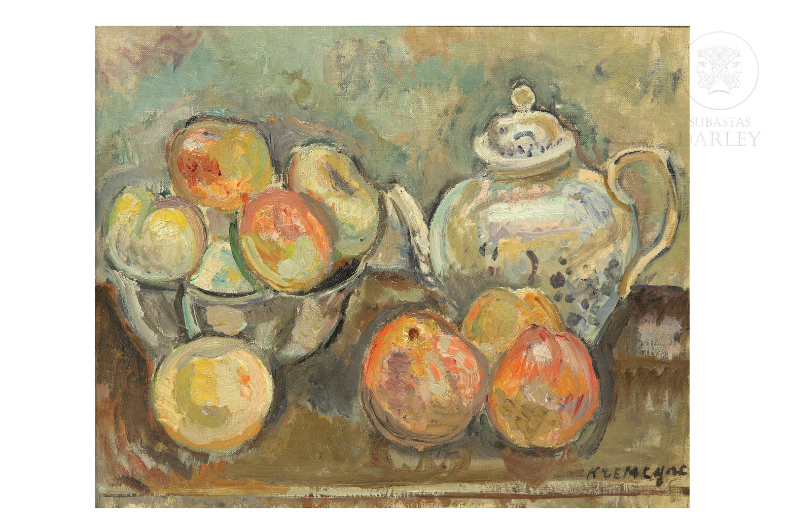 Pinchus Kremegne (1890 - 1981) "still Life" Auction