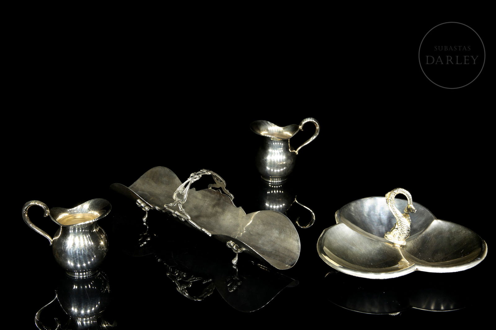 Four Small Silver Objects Auction