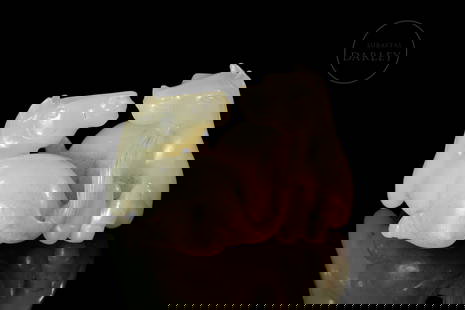 Large Chinese Carved Jade Horse Figure. Auction