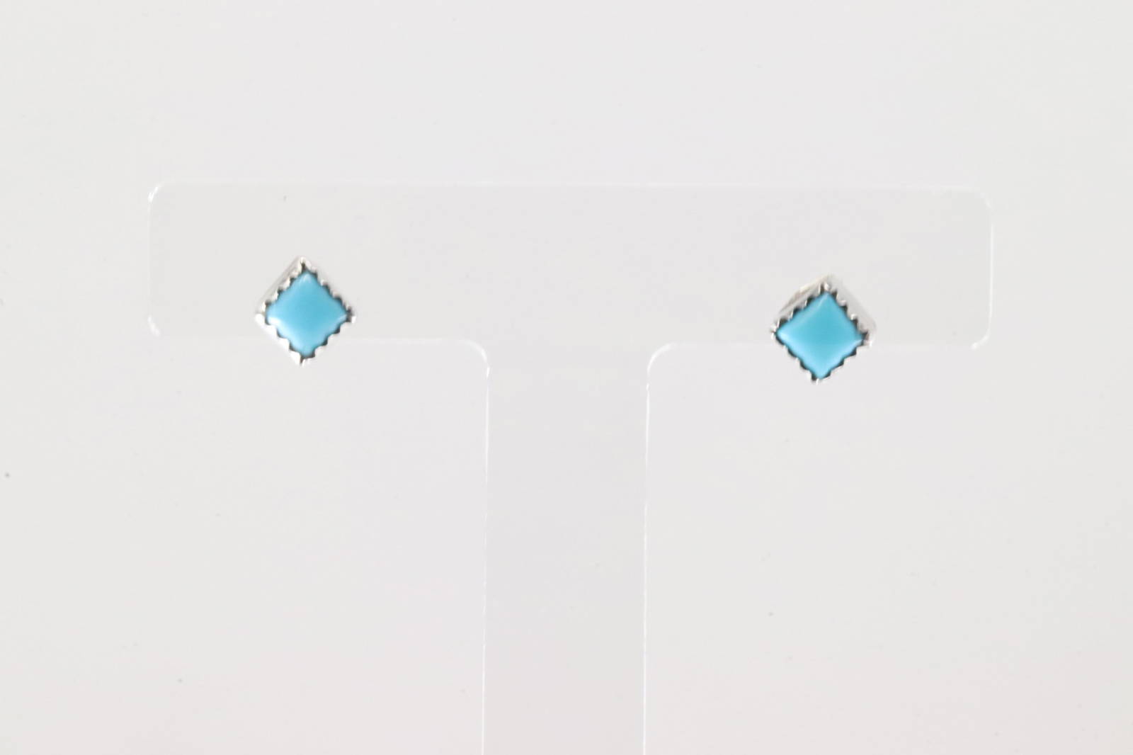 Native American Navajo Sterling Silver Turquoise Post Earring's By ...