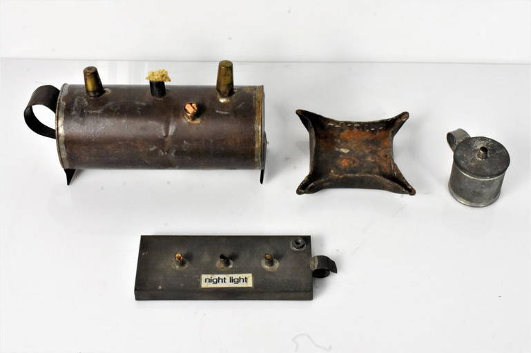 Grouping Of Primitive Oil Lamps