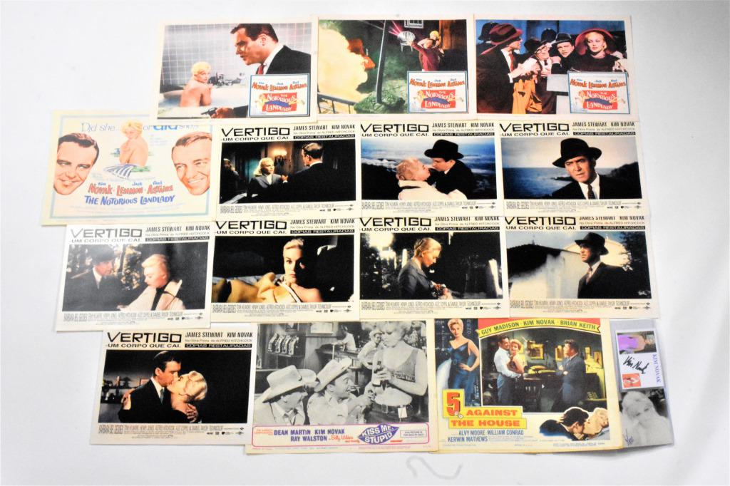 Vintage Kim Novak Signature/movie Poster Grouping
