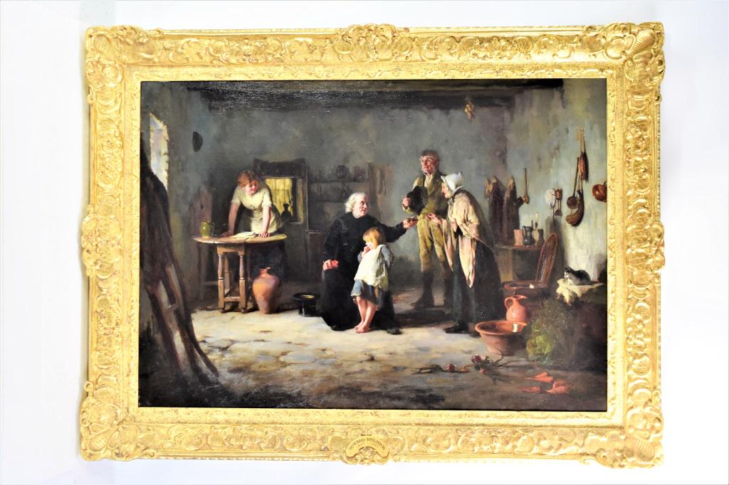 Howard Helmick (b.1845) Oil on Canvas (#0373) on Aug 21, 2021 ...