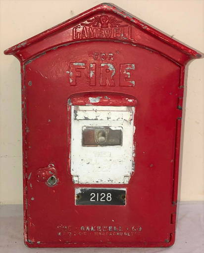 Vintage Gamewell Fire Alarm Box