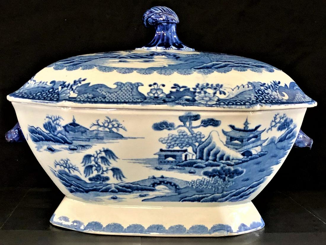 EARLY 19TH C. BLUE / WHITE PORCELAIN "TURNER'S PATENT" - Jun 05, 2021 ...