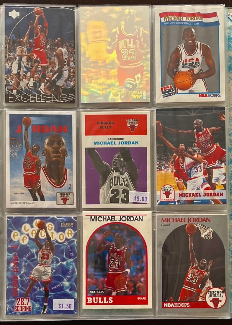 Lot 74 Vintage Michael Jordan Basketball Cards
