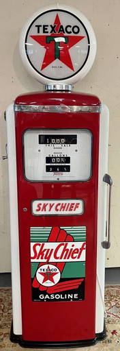 Vintage Original "tokheim" Skychief Texaco Restored Gas Pump
