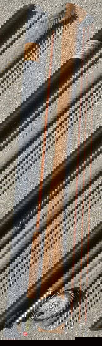 Vintage / Antique 4 Piece Bamboo Fly Fishing Rod, Wright & Mcgill ...