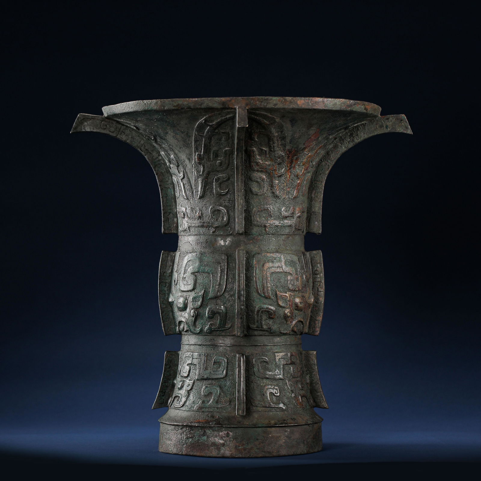 CHINESE ANCIENT BRONZE GU VASE - Jul 25, 2020 | Livingston Auction Inc ...