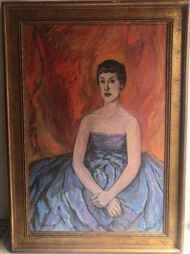 EDWARD JOAN HARTMANN OIL ON CANVAS LADY PORTRAIT DATE - May 15, 2021 ...