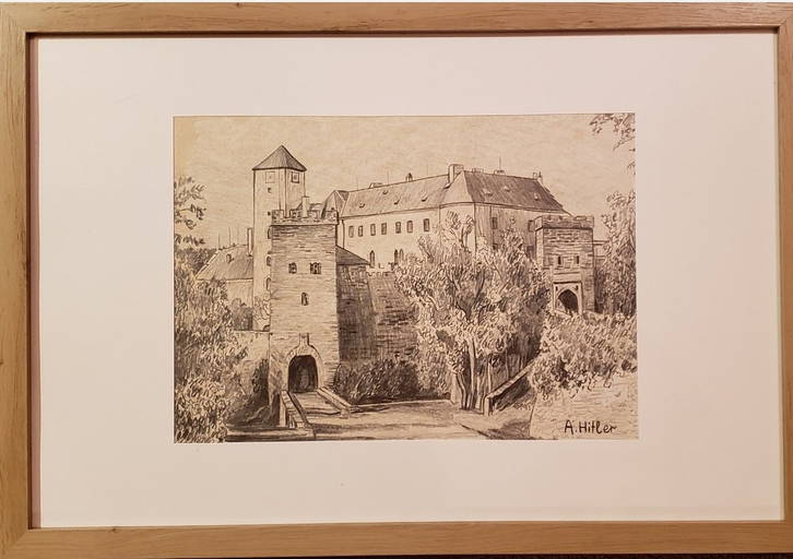 ADOLF HITLER PENCIL DRAWING ON PAPER - Oct 23, 2021 | Livingston ...