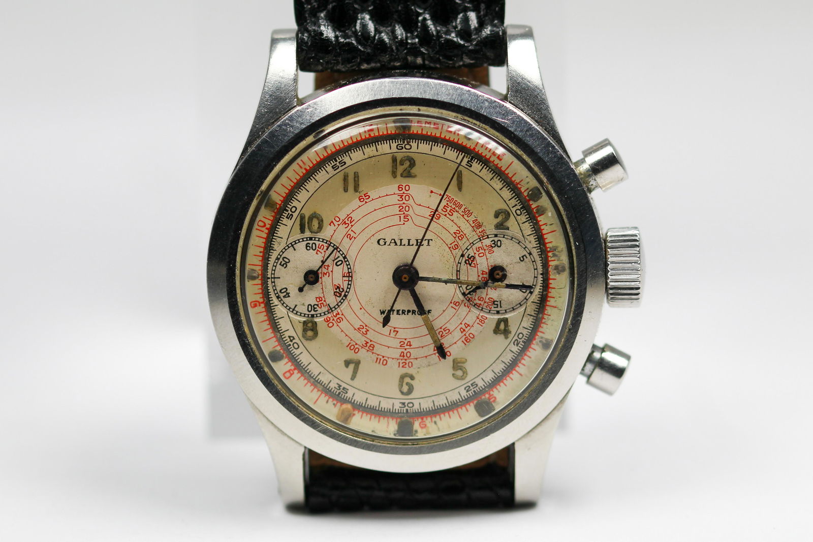 Vintage Gallet Chronograph Wristwatch