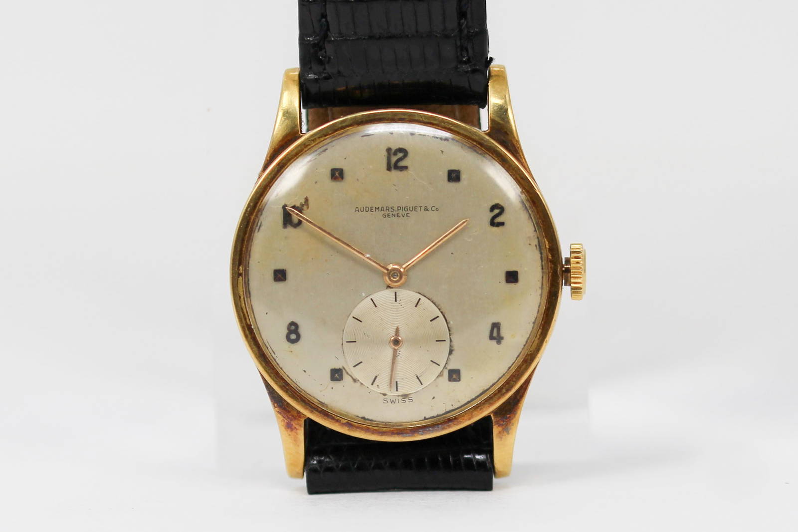 Vintage Audemars Piguet Geneve Wristwatch In 18k Yellow Gold Auction