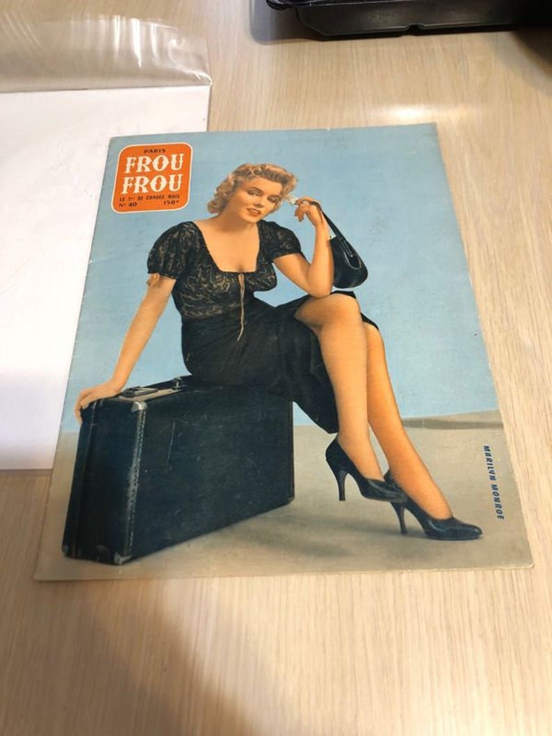 For Auction: Rare Complete 1956 #40 Frou Frou French Magazine (#0064 ...
