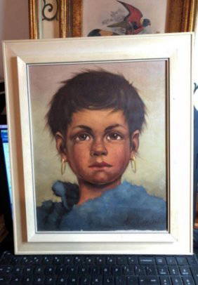 Vintage M. Marini Gypsy Children Series Oil on Canvas.. - Nov 27, 2021 ...