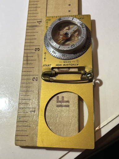 Vtg Silva Modern Huntsman Fluid Sun Watch Compass Made In Sweden In Good Condition