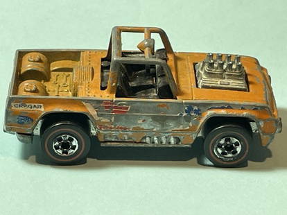 Vintage Hot Wheels Baja Bruiser Red Line 1973 Toy Car As Pictured.