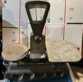 Antique Smith Scale Co. Exact Weight Mercantile Scale Works Fine/needs ...