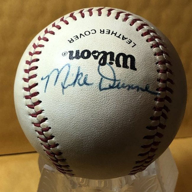 Mike Dunne Autographed Little League Baseball As Pictured. Free ...