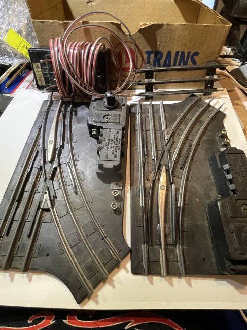 R & L Lionel #1122 Remote Control Train Switch Pair Untested W/box As ...