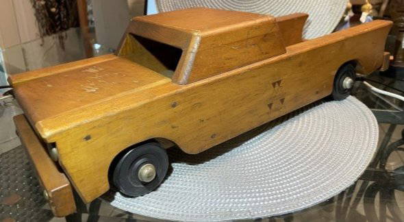 Vintage Mid-century Community Playthings Rifton Ny 18" Long Wooden Toy ...