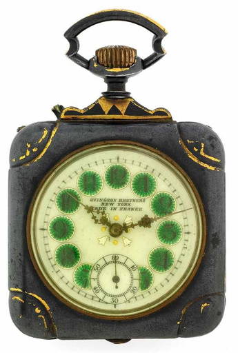 French Square Watch Ovington Brothers 1910