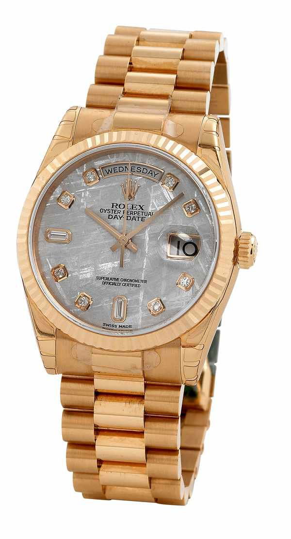 520: Rolex Day Date President 118235 Meteriote 18K