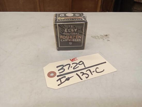Vintage Eley 410 2 Piece Shotgun Shell Box