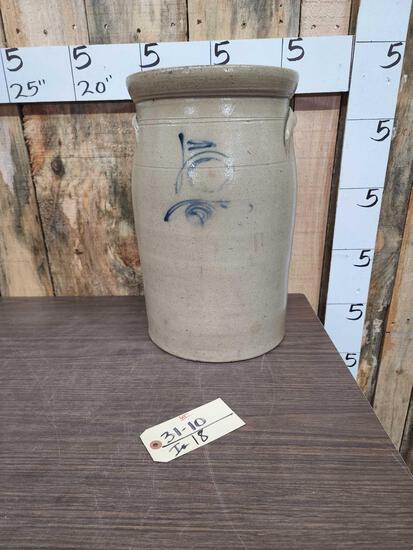 5 Gallon Salt Glazed Stoneware Crock Butter Churn - Oct 09, 2022 ...
