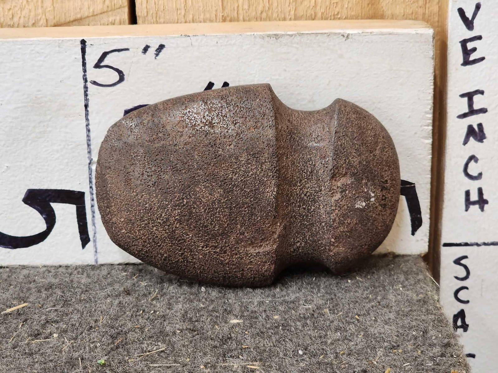 Full Groove Stone Axe Native American Artifact Auction