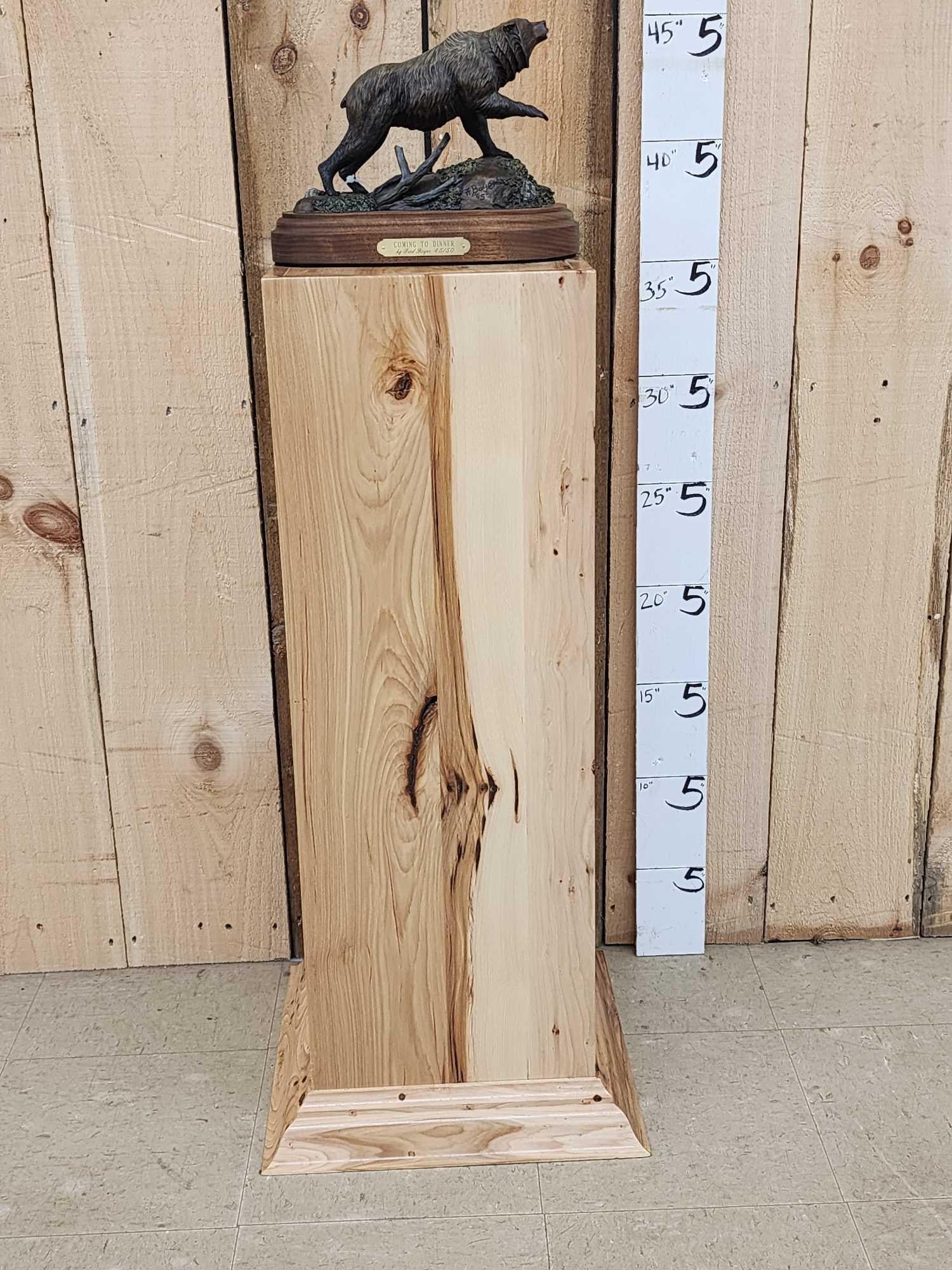 Fred Boyer Bronze " Coming To Dinner " Auction