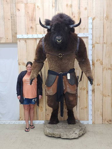Spectacular Minotaur Full Body Taxidermy Mount