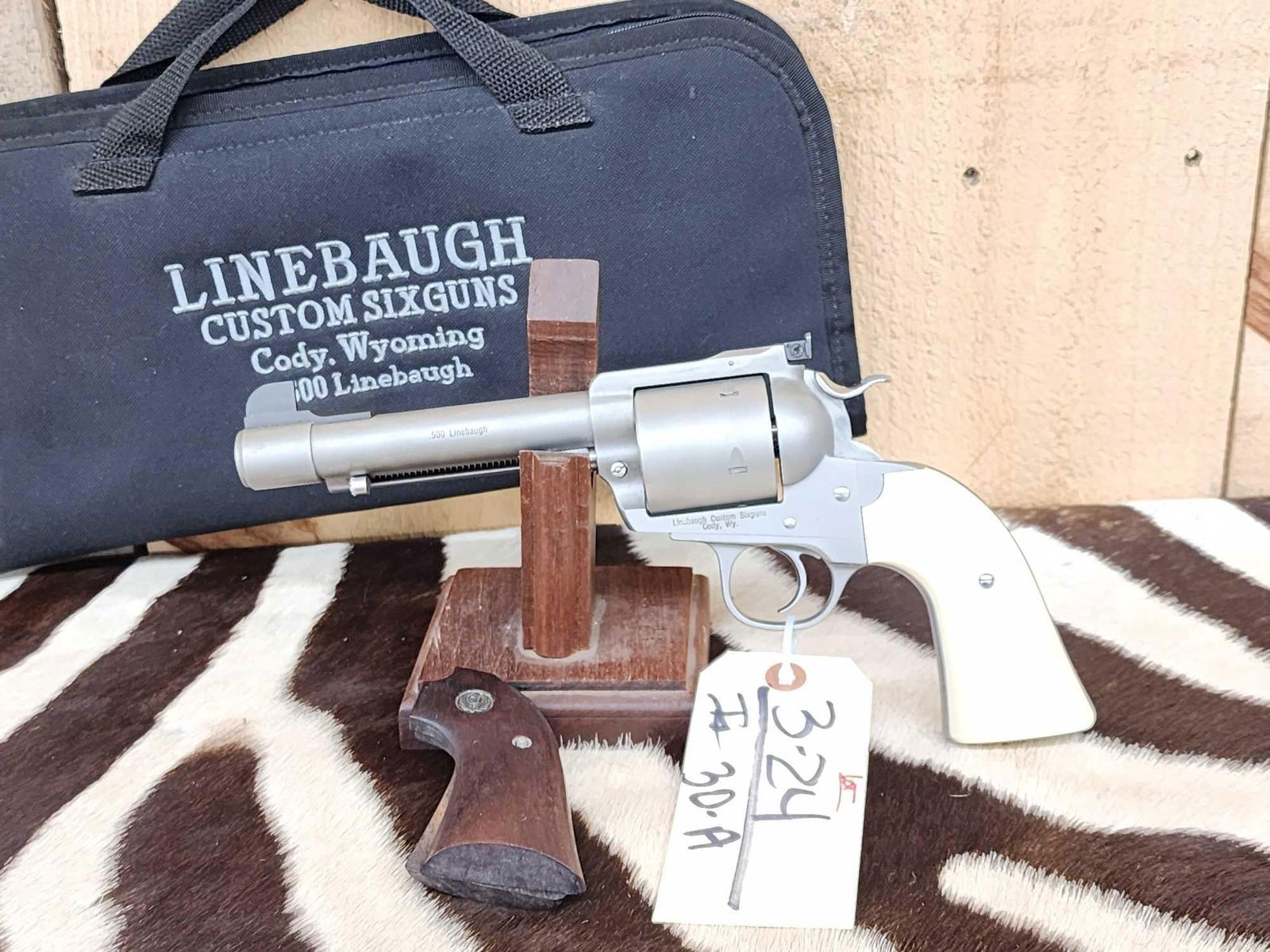 Ruger Bisley .500 Linebaugh Revolver Auction