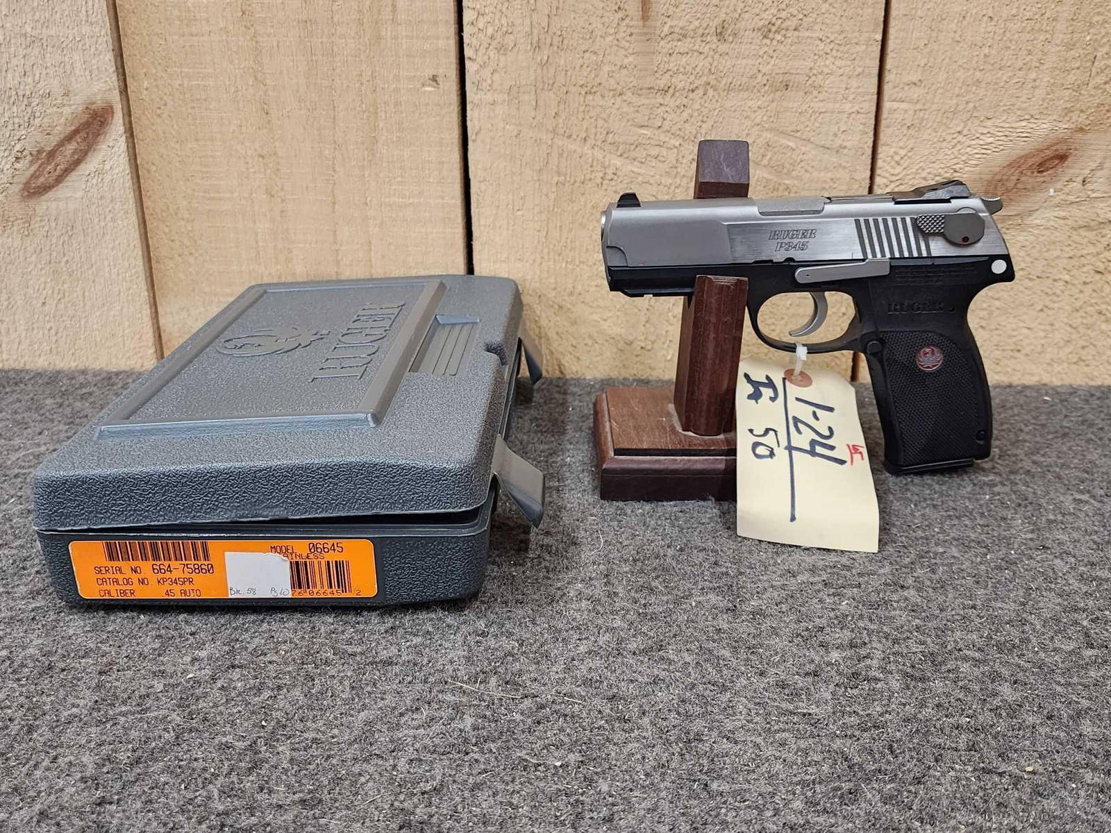Ruger P345 .45 Semi Auto Pistol Auction