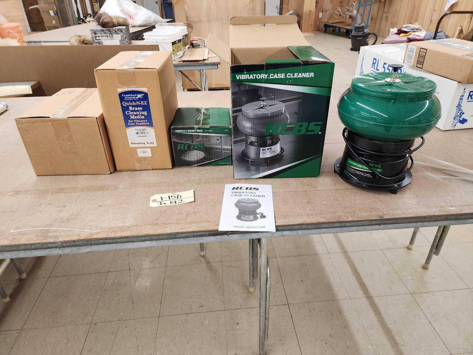 Rcbs Vibratory Case Cleaner & Media Auction