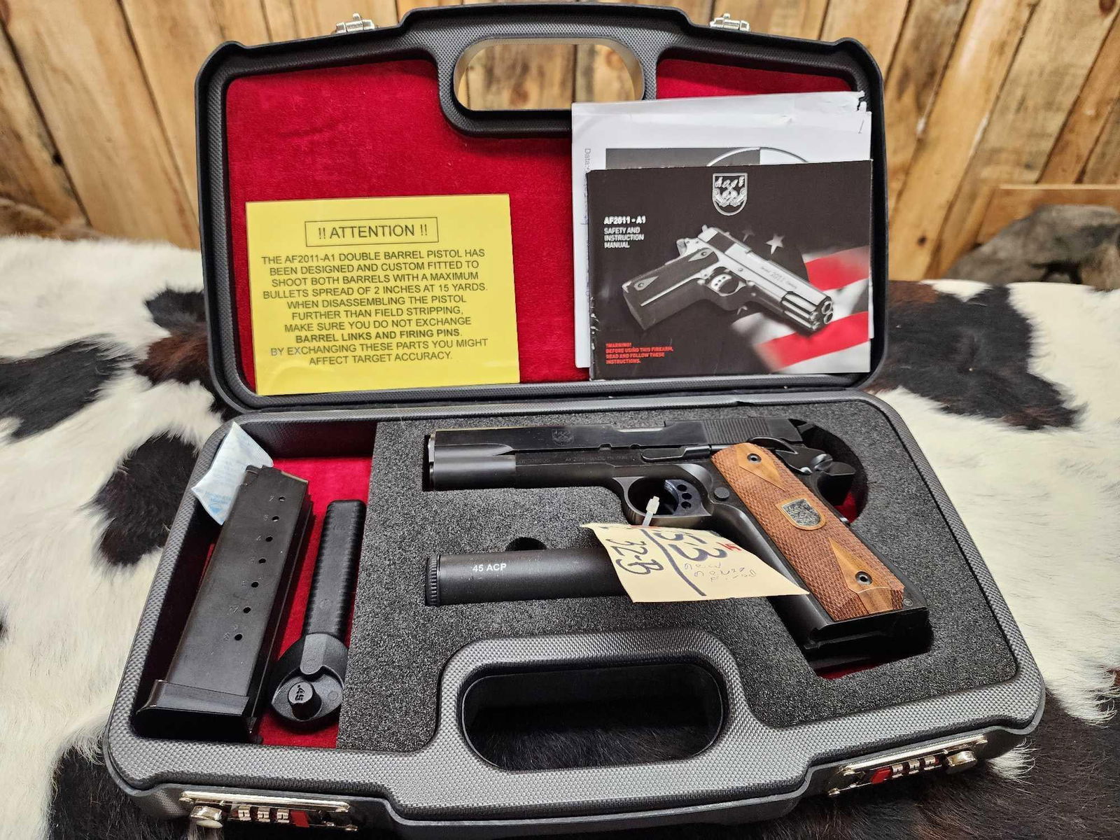 Arsenal Firearms Model Af2011-a1 Double Barrel 45 Acp Semi Auto Pistol ...