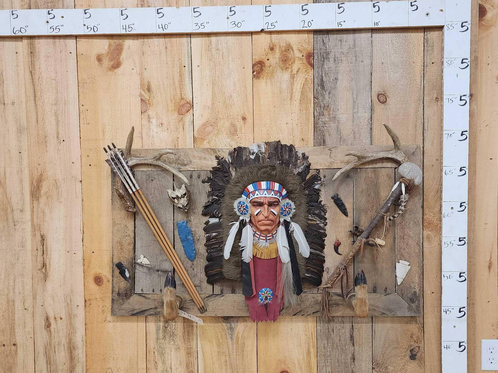 Rustic Native American Display Auction