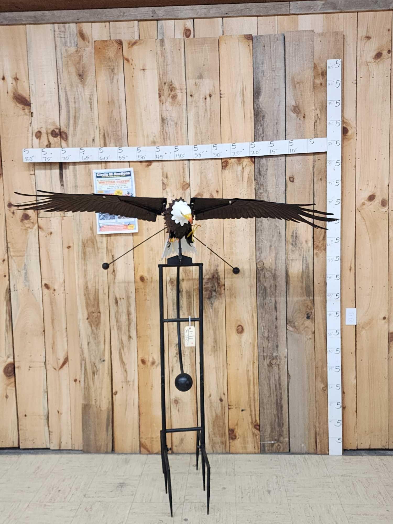 Bald Eagle Kinetic Motion Sculpture Auction