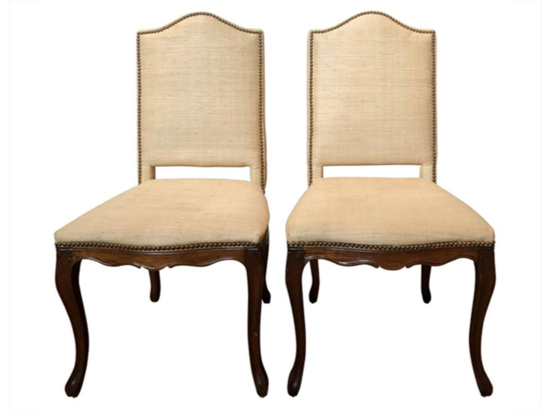 Raffia Covered Provincial Style Side Chairs - Apr 24, 2020 | TLV ...