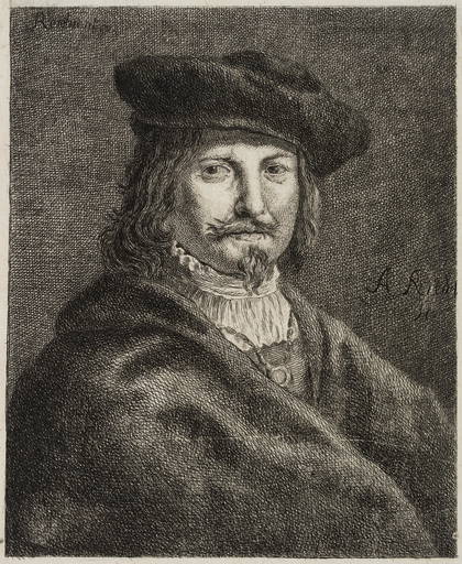 J.riedel(*1736) After Rembrandt, Portrait Of A Nobleman