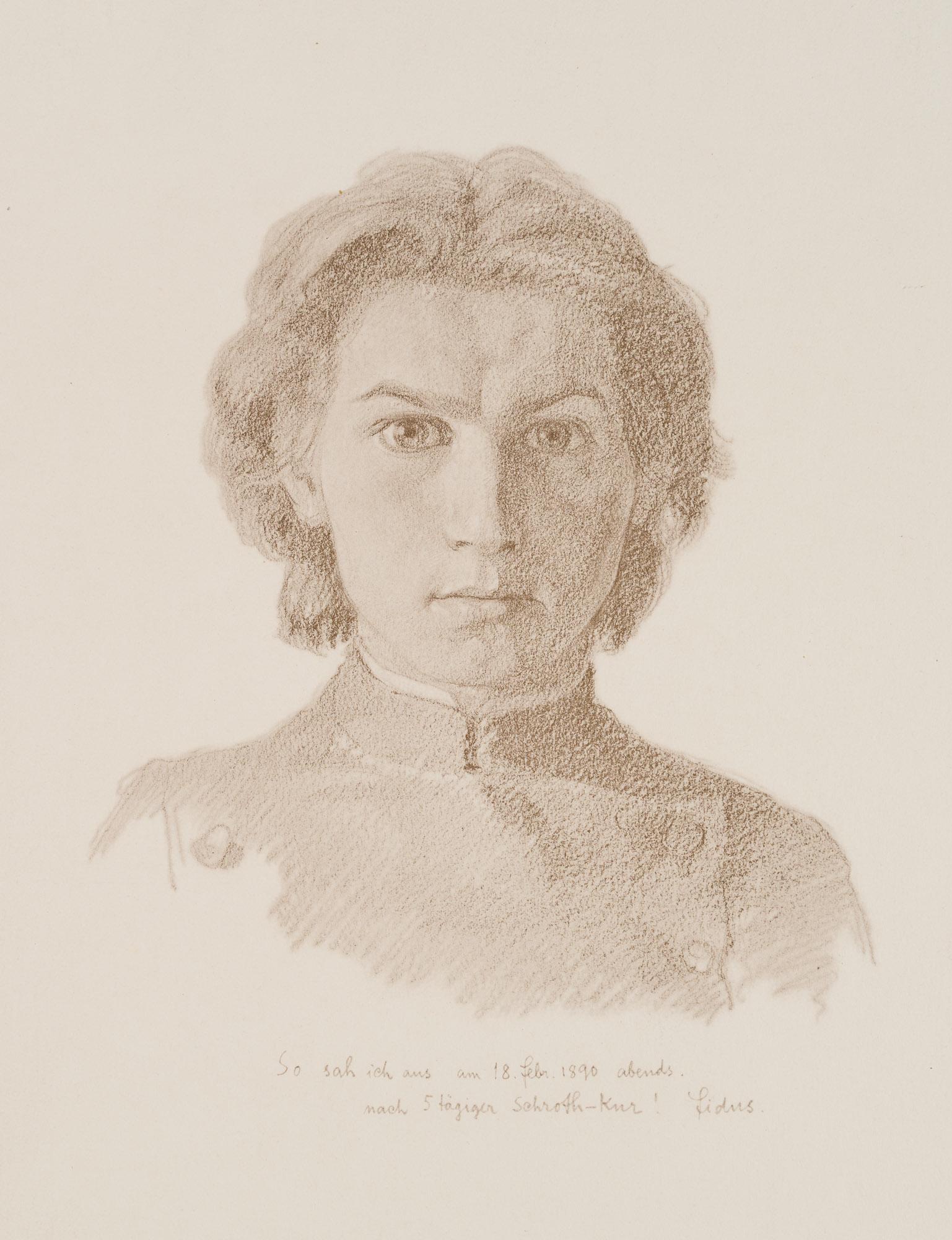 Fidus (1868 1948), Self Portrait Of The Artist, 1890, Offset Printing