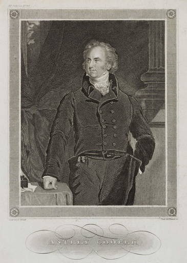 L. Hoffmann (19th) After Lawrence (*1769), Portrait Astley Cooper ...